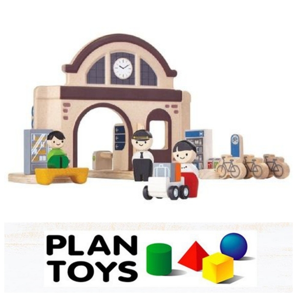 plan toys | Toys | Plantoys Modern Classic Natural Rubber Wood Train ...